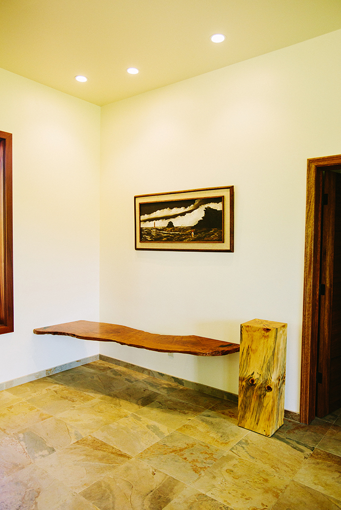 Floating Corner Bench | Mohlenkamp Woodworks